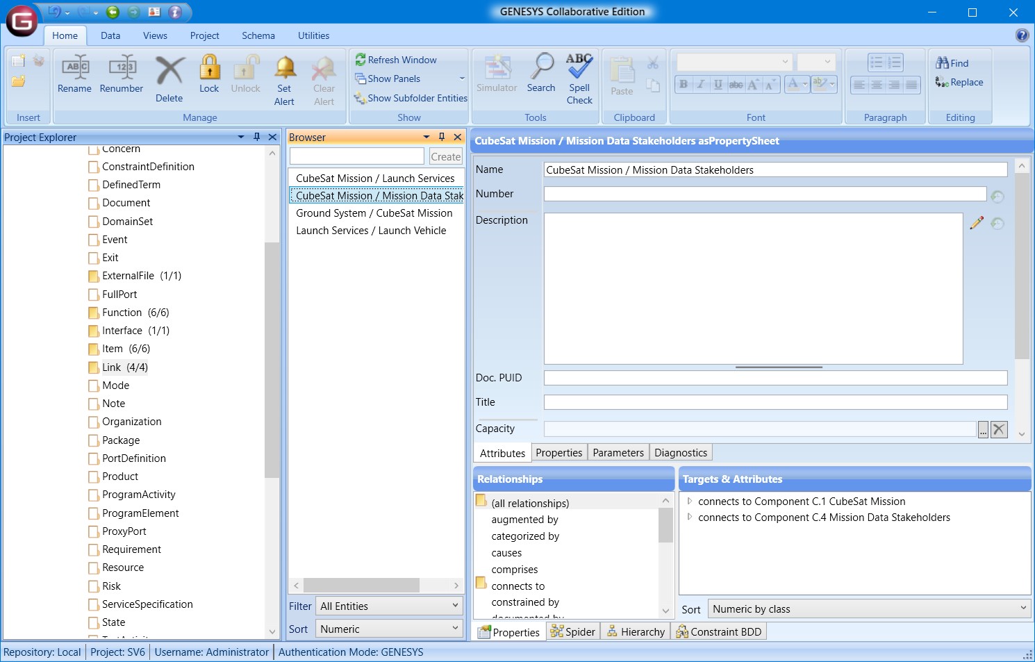 Ingesting MBSE Data into GENESYS - systems-wise.com