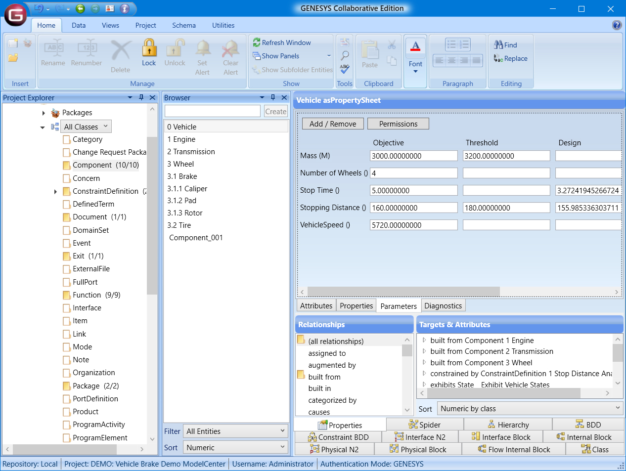 Managing Performance and Constraint Requirements with GENESYS – systems ...